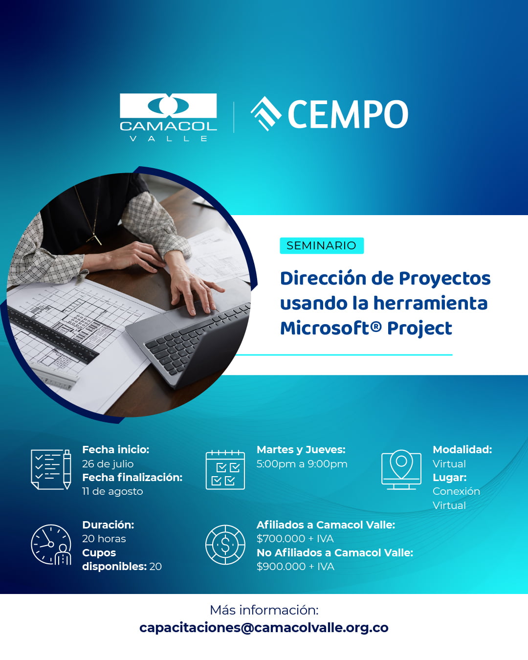 Dirección de Proyectos usando la herramienta Microsoft® Project