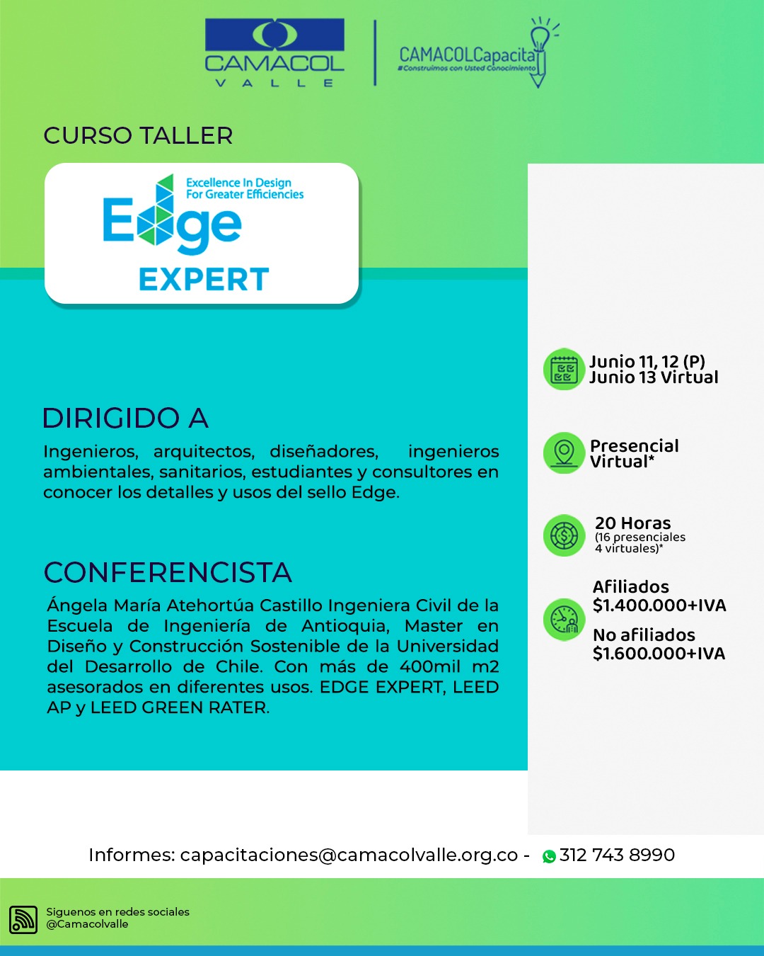 Curso EDGE Experts – Camacol Valle